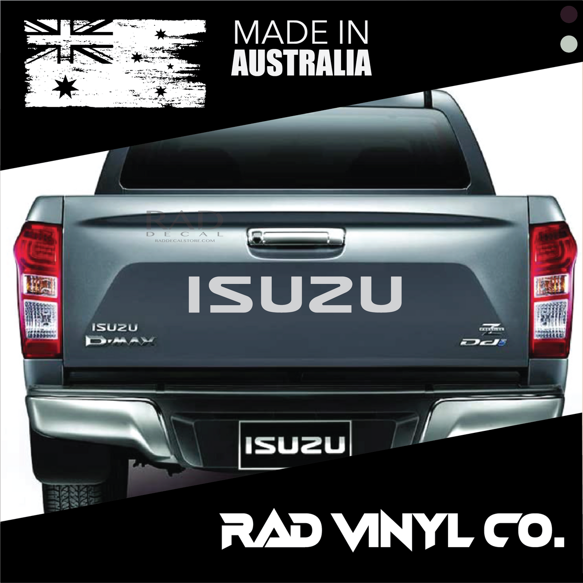 ISUZU DMAX | TAILGATE DECAL – radvinylco.