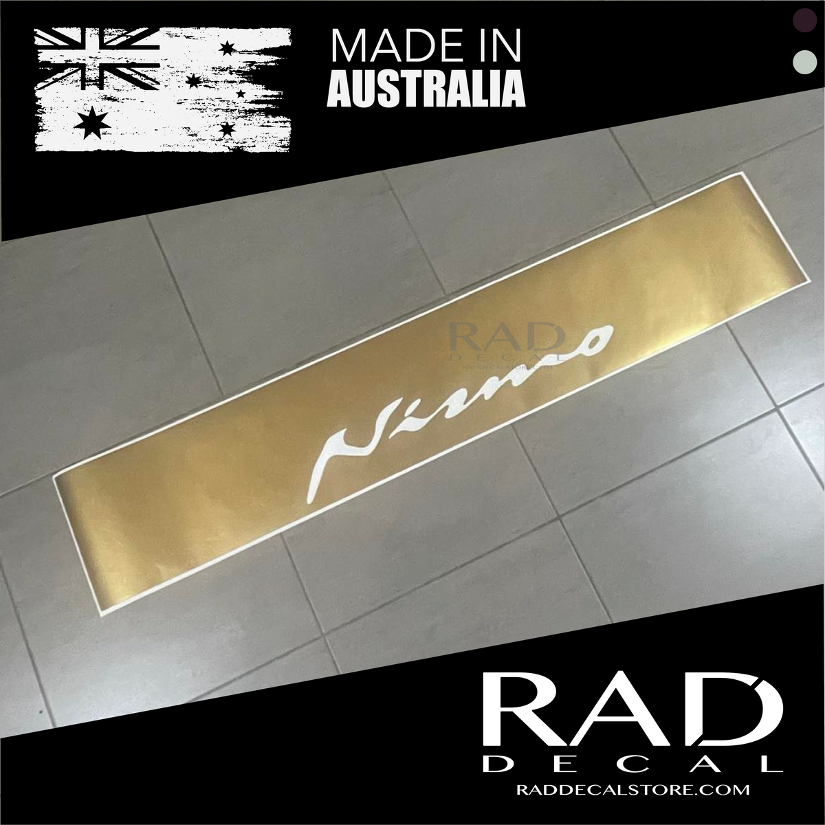 NISMO Reversed Cut Sun Visor Strip Banner | Vinyl Sticker Decal ...